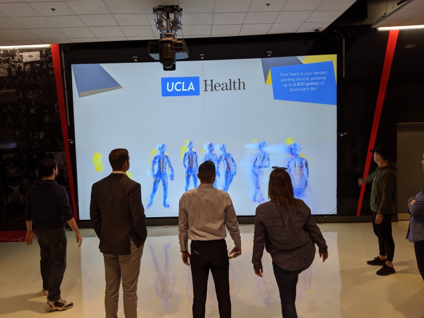 UCLA Health Projection Wall